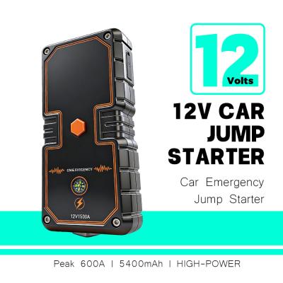 China Rugged Pro 12V Car Jump Starter with 8000mAh Battery and 150 PSI Air Compressor Emergency Power Bank for sale