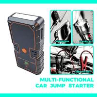 China Rugged Pro 12V Car Jump Starter with 8000mAh Battery and 150 PSI Air Compressor Emergency Power Bank for sale
