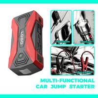 China Compact Car Jump Starter with 6000mAh Battery Smart Display & LED Flashlight Emergency Power Bank for sale
