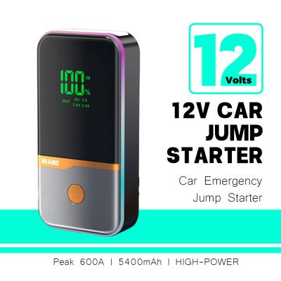 China UltraCharge DN21 12V 30000mAh Battery 600A Peak Current Car Jump Starter with QC3.0 Fast Charging & Smart Display for sale