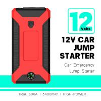 China RuggedStart 12V 600A Peak Current Car Jump Starter with 15000mAh Battery and Built-in LED Flashlight for sale