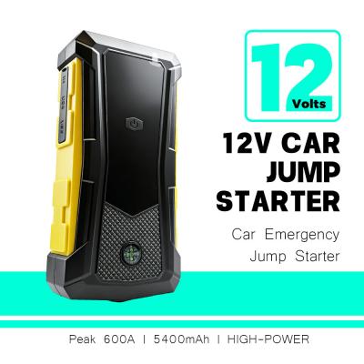 China 12V Heavy-Duty Car Jump Starter with 1200A Peak Power, Multi-LED Emergency Light & 150 PSI Tire Inflator for sale