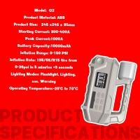 China Car Jump Starter with 150PSI Air Compressor and 1000A Peak Current - 15000mAh Portable Power Bank for sale