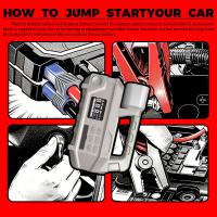China Car Jump Starter with 150PSI Air Compressor and 1000A Peak Current - 15000mAh Portable Power Bank for sale