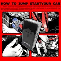 China Car Jump Starter with 150PSI Air Compressor and 6400mAh Battery Booster 600A Peak Current for sale