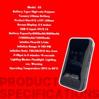 China Smart Jump Starter with 150PSI Air Compressor and 8000mAh Battery - Digital Display Portable Power Bank for sale