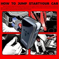 China Smart Jump Starter with 150PSI Air Compressor and 8000mAh Battery - Digital Display Portable Power Bank for sale