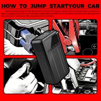 China RuggedBoost 28B2 12V Compact Jump Starter with 600A Peak Current 6400mAh Battery and Built-in Air Compressor for sale