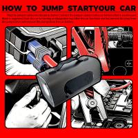 China 12V Heavy-Duty Jump Starter with 1000A Peak Power, 150PSI Air Compressor & LED Torch for Emergency Vehicle Charging for sale
