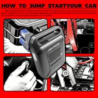 China Reliable 1000A Peak Power Jump Starter with 150PSI Air Compressor and 8000mAh Portable Power Bank for sale