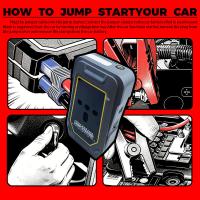 China 12V 1000A Peak Current Jump Starter with 150PSI Tire Inflator and 10000mAh Battery Booster for sale