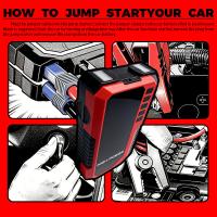 China 12V Compact Jump Starter with 600A Peak Power & 150PSI Air Compressor for Emergency Use for sale