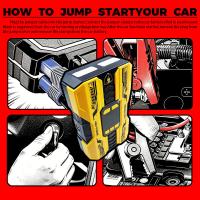 China 12V Jump Starter with 600A Peak Power 8000mAh Battery and 150PSI Air Compressor for Emergency Vehicle Charging for sale