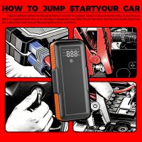 China Smart 12V Multi Functional Jump Starter with 1000A Peak Power, Type-C Fast Charging & Battery Charging Mode for sale