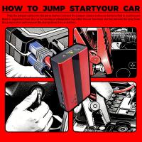 China Ultra 12V Heavy-Duty Jump Starter with 1000A Peak Power 150PSI Air Compressor and 12000mAh Battery Emergency Power Station for sale