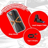 China Compact 12V Car Jump Starter with 600A Peak Power and Multi-Capacity Options Portable Battery Booster for sale