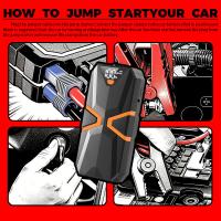 China Compact 12V Car Jump Starter with 600A Peak Power and Multi-Capacity Options Portable Battery Booster for sale