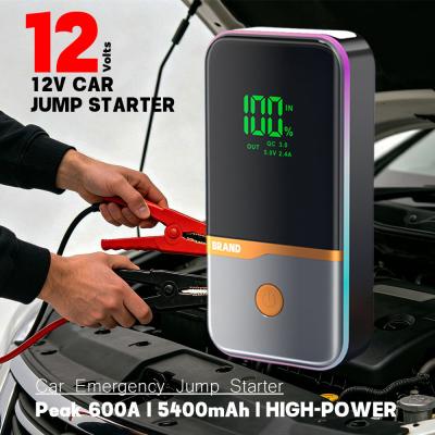 China High-Capacity 600A Peak Current Car Jump Starter with 8000mAh Battery and 150 PSI Air Compressor for sale