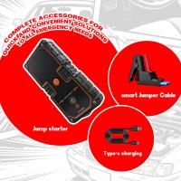 China Rugged 600A Peak Current Car Jump Starter with 8000mAh Battery and 12V Output for Emergency Power for sale