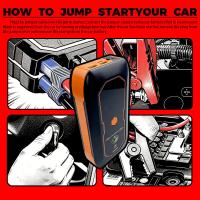 China Portable 12V Car Jump Starter with 600A Peak Current Compact Design and LED Flashlight Emergency Battery Booster for sale