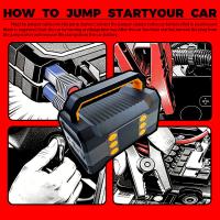 China Multi-Functional Jump Starter with 150PSI Air Compressor 12V DC Emergency Power Station and 10000mAh Battery for sale