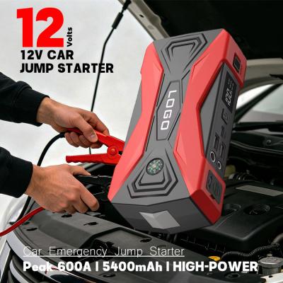 China Compact 500A Peak Current Car Jump Starter with 8000mAh Battery and 12V Output Portable Battery Booster for sale