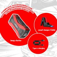 China Compact 500A Peak Current Car Jump Starter with 8000mAh Battery and 12V Output Portable Battery Booster for sale
