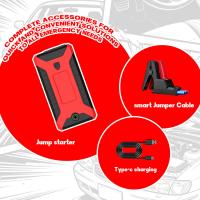 China Compact 12V 600A Peak Current Car Jump Starter with 5400mAh Battery Portable Power Bank Emergency Battery Booster for sale
