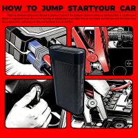 China Slim 12V Car Jump Starter with 600A Peak Current and 6000mAh Battery Capacity Portable Power Bank Emergency Battery Booster for sale