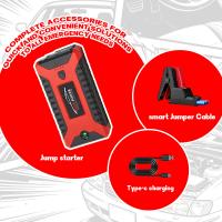 China 12V 600A Peak Current Compact Car Jump Starter Portable Battery Booster with LED Indicator for sale