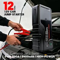 China 12V 600A Peak Current Car Jump Starter with 6400mAh Battery and Type-C Fast Charging for sale