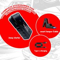 China 12V 600A Peak Current Car Jump Starter with 6400mAh Battery and Type-C Fast Charging for sale