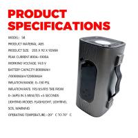 China 1000A Peak Current Jump Starter with 150 PSI Air Compressor and 8000mAh Portable Power Bank for sale