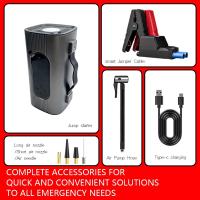 China 1000A Peak Current Jump Starter with 150 PSI Air Compressor and 8000mAh Portable Power Bank for sale