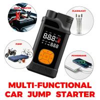 China 8000mAh Battery Car Jump Starter with 150 PSI Tire Inflator and Multi-Function Emergency Tool for sale