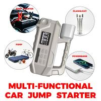 China Reliable Tool Heavy-Duty 12V Multi Functional Jump Starter with High Capacity 10000mAh Battery and 150 PSI Air Compressor for sale