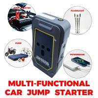 China Multi Functional Jump Starter 12V Car Battery Booster with 1000A Peak Power and Fast Tire Inflation for Tires and Emergency Vehicle for sale