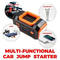 China Large Battery Capacity 24000mAh Car Jump Starter with 150 PSI Tire Inflator and 600A Peak Current for sale