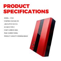 China 1000A Slim Car Jump Starter & 150PSI Air Compressor - Heavy-Duty 12V Portable Power Station with High-Capacity Battery for sale