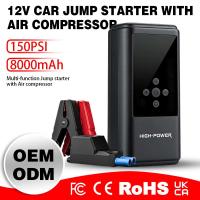 China 600A 12V Car Jump Starter with 150 PSI Digital Air Pump & LED Light for sale