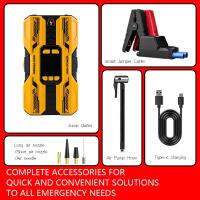 China 8000mAh Car Jump Starter with Tire Inflator & Auto Shut-Off for sale