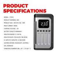 China 1000A Car Jump Starter with 150PSI Air Compressor & 8000mAh for sale