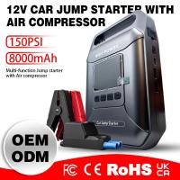 China 1000A Jump Starter with Air Compressor - 150PSI Tire Inflator & 8000mAh Portable Charger for sale