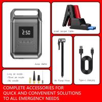 China 1000A Jump Starter with Air Compressor - 150PSI Tire Inflator & 8000mAh Portable Charger for sale