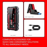 China Heavy Duty 600A Car Jump Starter & 6400mAh Portable Power Bank - Rugged 12V Battery Booster for sale
