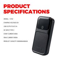 China 8000mAh Portable Car Battery Booster & Jump Starter - 1000A Peak with Type-C & USB for sale