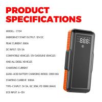 China Super Capacitor Jump Starter 1000A - 12V Heavy Duty Battery Booster for Low Temp for sale