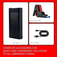China Slim 600A Car Jump Starter with 6000mAh Power Bank & 12V Portable Battery Booster for sale