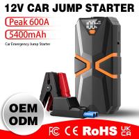 China Compact 500A Jump Starter 6000mAh - 12V Battery Booster with Air Compressor for sale