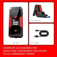 China 600A Car Jump Starter with Wireless Charging & 12V Portable Power Bank for sale